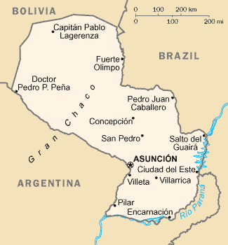 Pilcomayo River Map
