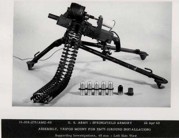 40mm Belt Fed Grenade Launcher