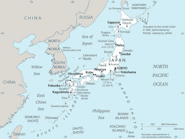 Meiji Restoration In Japan Map