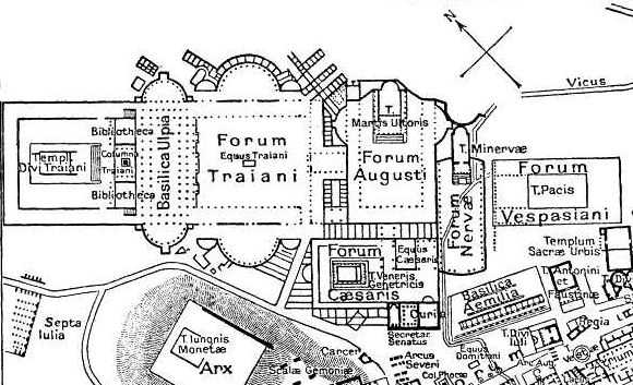 Forum Of Augustus Map