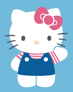 Hello Kitty Doing Chores